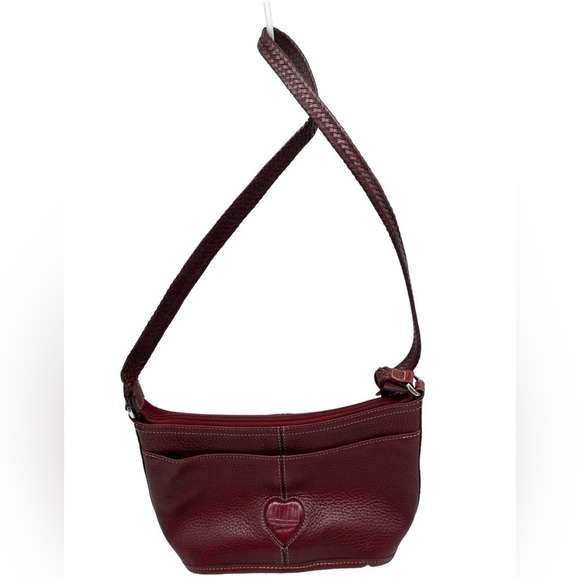 Brighton | Bags | Brighton Small Shoulder Bag Purse Red Leather Hearts ...